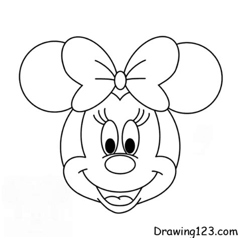 Minnie Mouse Drawing Full Body