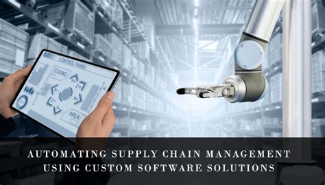 Automating Scm Using Custom Software Solutions Thinksys