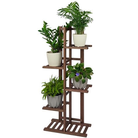 Підставка для квітів та вазонів Ясен 103х40х20 см Американський горіх купити онлайн на Rozetka