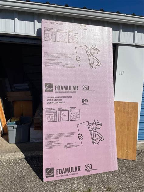 Insulation R 15 Owens Corning Foamular Ngx 250 Extruded Polystyrene Foam Board Miscellaneous