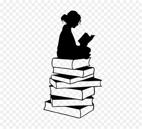 Free Silhouette Girl Reading Download Free Silhouette Girl Reading Png