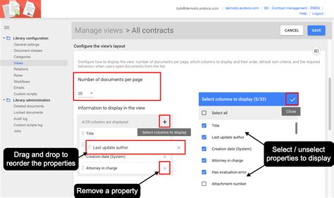 Configure Views In Your Library AODocs Knowledge Base