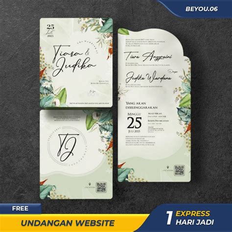 Jual CETAK UNDANGAN PERNIKAHAN AESTHETIC ELEGANT SIMPLE MURAH SOFTCOVER