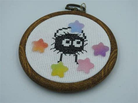 Candy Obsessed Fiend Cross Stitch 3 Inch Hoop Etsy