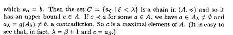 Elementary Set Theory Proof Explanation Zorn S Lemma Mathematics