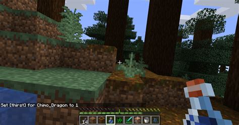 Thirst Bar Datapack Minecraft Data Pack