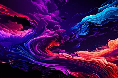 Premium Vector Colorfull Ink Abstract Background