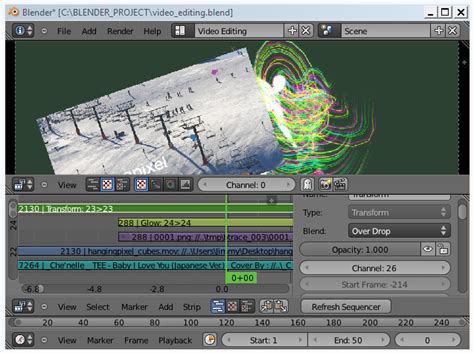 Blender Sushi Basic Blender Video Editing 101