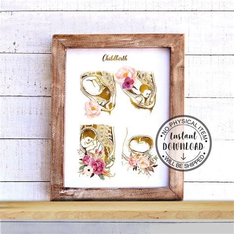 Midwife Print Printable Art Obgyn Art Print Midwife Office Etsy Australia