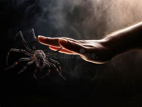 Spider On Hand Stock Illustration Illustration Of Insect 293683718