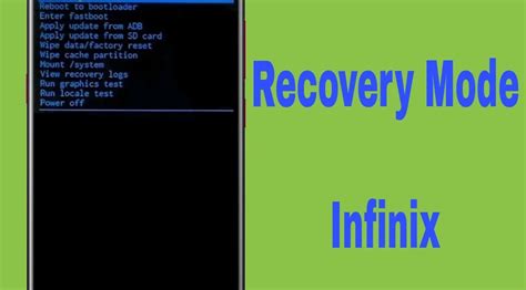 Cara Masuk Ke Menu Recovery Mode Infinix Tips Cara Mudah