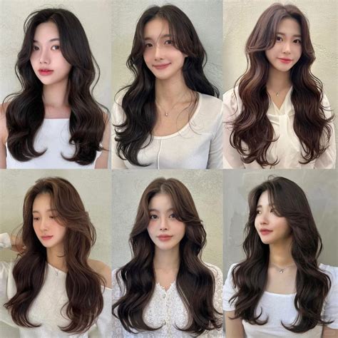 The Most Popular Wave Perm In Korea Asian Hair Perm Long Hair Perm
