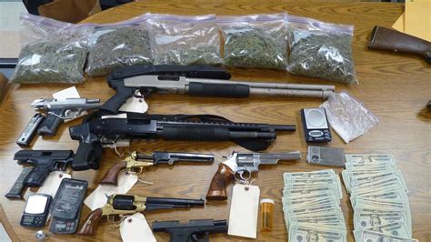 Guns Drugs Cash Seized In Buxton Bust