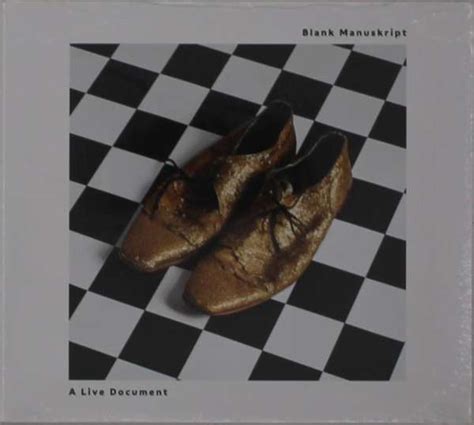 Blank Manuskript A Live Document Cd Jpc De