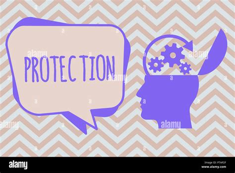 Word Writing Text Protection Business Concept For State Of Being