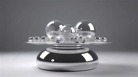 놀라운 3d 렌더링 흰색 배경에 실버 볼 라이트 테마 다이아몬드 유리 연단 연단 배경 다이 배경 직사각형 3d 배경 이미지 Hd 연단 다이 직사각형 3d 배경