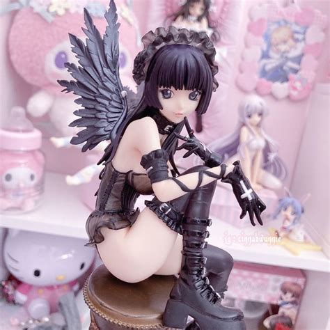 Emo Anime Figure Anime Figurines Aesthetic Goth Figure Doll Ref