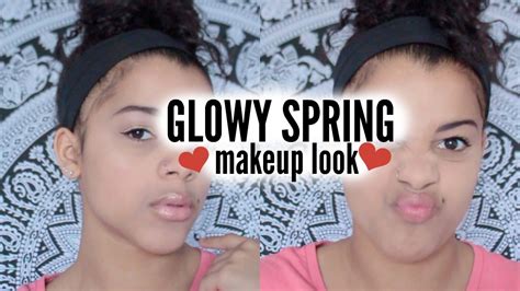 Glowy Spring Makeup Look ♡ Youtube