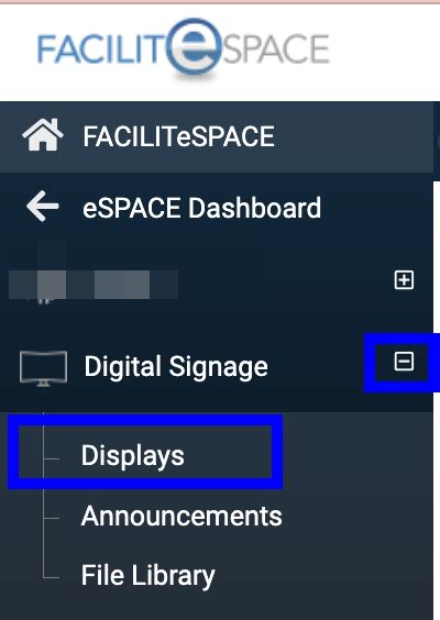 Infospace Room Signage Scheduler Display Espace Support Center
