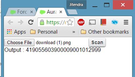 Barcode Scanner Component In Salesforce Lightning Video Jitendra