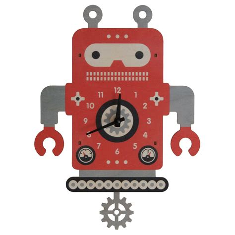 Repop Ts Robot 2 Pendulum Clock