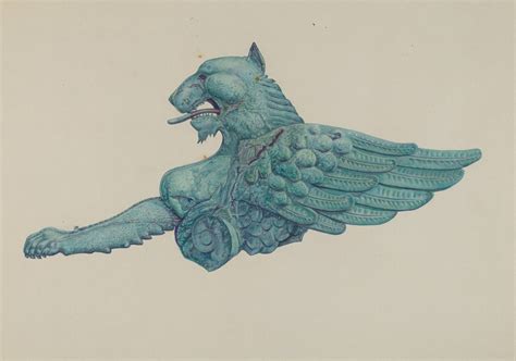 Ornamental Iron Griffon 19351942 Harriette Free Photo Rawpixel