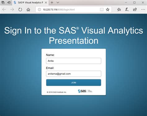 do it live how to present your screen from the sas visual analytics