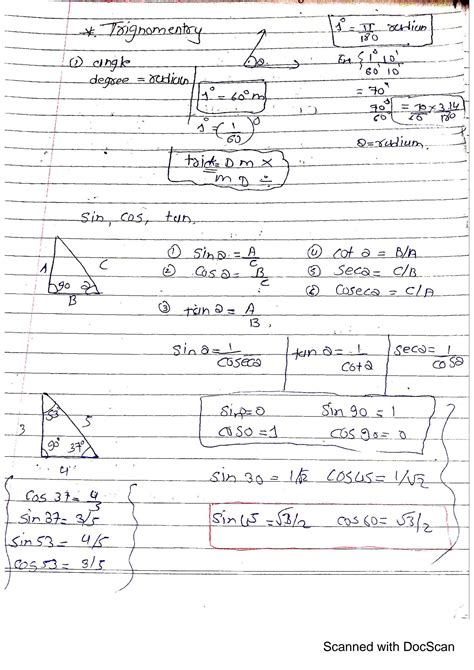 Solution Mathematics Formula Sheet And Derivation Studypool