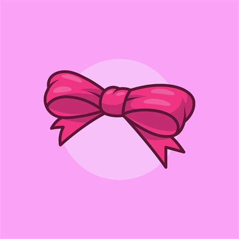 Ruban Vector Cartoon Art Illustration Sur Fond Isolé Vecteur Premium