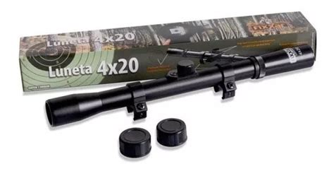 Luneta Mira 4x20 Para Carabinas Rossi Original Cbc Gamo à venda em