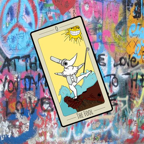 Excalibur The Fool” Tarot Card Die Cut Sticker Captain
