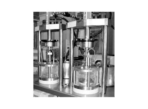 Suction Controlled Oedometer Cells Installed In The Frames To Perform