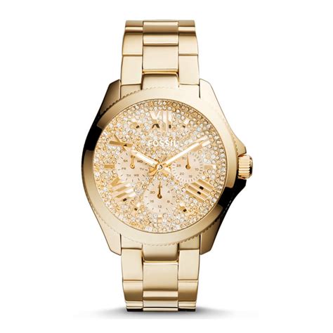 Order Fossil Womens Am4603 Cecile Multifunction Stainless Steel Watch
