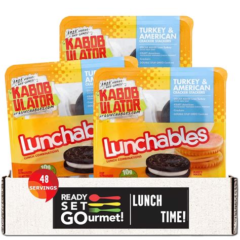 Lunchables Turkey And American Cheese Cracker Stackers Snack Kit With