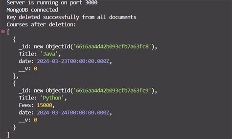 How To Delete A Key From A Mongodb Document Using Mongoose Geeksforgeeks