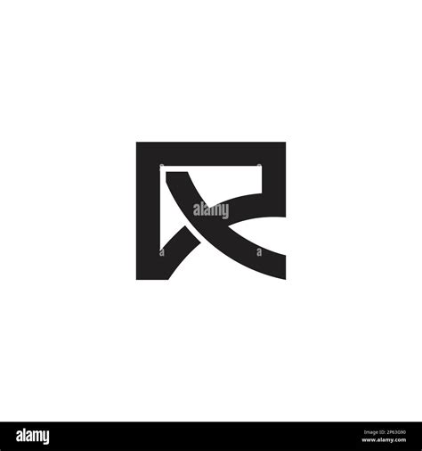 Letter Rl Linked Geometric Line Logo Vector Stock Vector Image Art Alamy