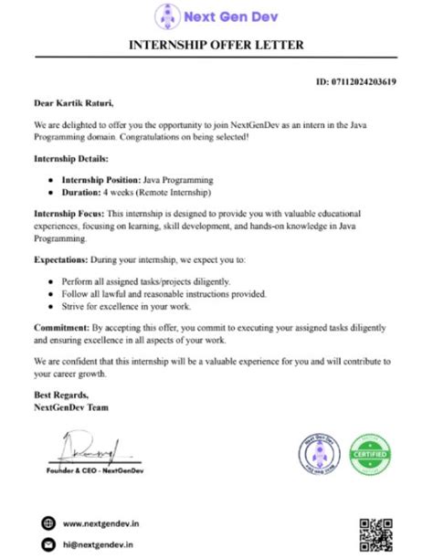 Kartik Raturi On Linkedin Nextgendev Nextgendev Internship