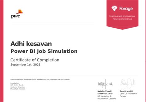 adhi kesavan on linkedin powerbideveloper powerbi pwc forage