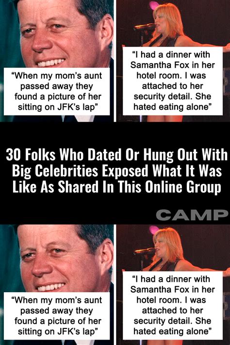 Folks Who Dated Or Hung Out With Big Celebrities Exposed What It Was Like As Shared In This