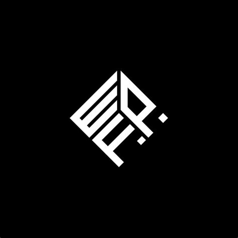 Wpf Letter Logo Design On Black Background Wpf Creative Initials
