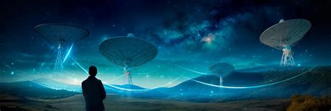 Premium Ai Image Researcher Analyzing Data From A Radio Telescope