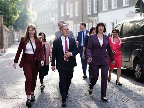 Labour Reshuffle First Pictures Of Keir Starmers New