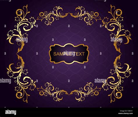Illustration The Floral Violet Background Stock Vector Image And Art Alamy