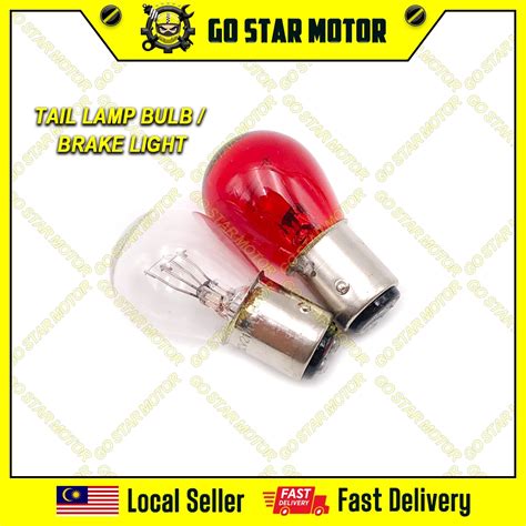 Pcs BULB V REAR ST V CP TAIL LAMP BULB LAMPU BELAKANG EX KRISS SRL