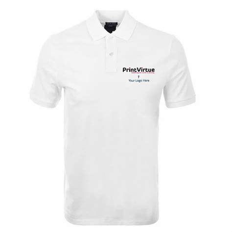 Customized Printed White Polo T Shirt At Rs 380 Piece Polo T Shirts