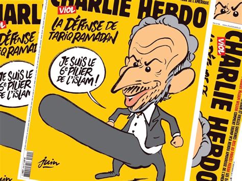 Charlie Hebdo Gets Fresh Death Threats Over Tariq Ramadan Cartoon