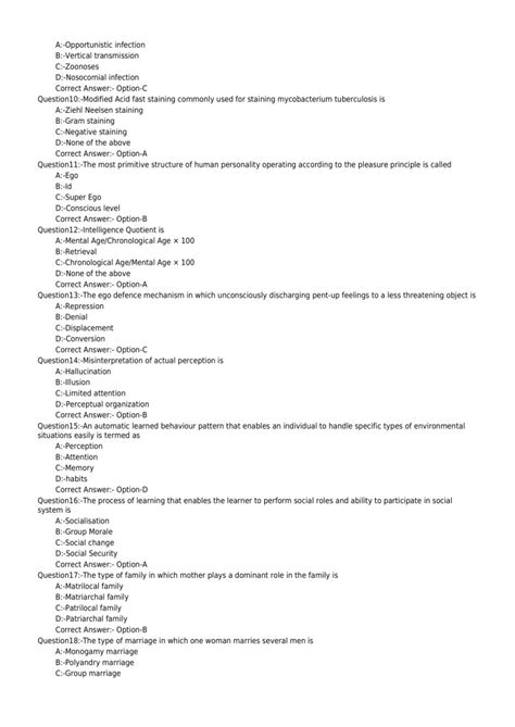 100 Staff Nurse Exam Question Paper With Answer Right Job Alert