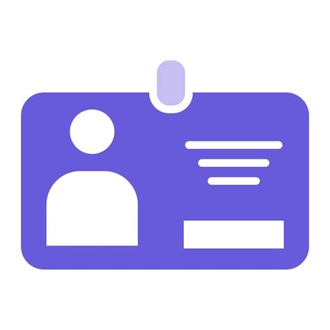 Premium Vector Identification Card Vector Illustration