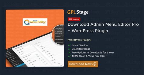 Admin Menu Editor Pro