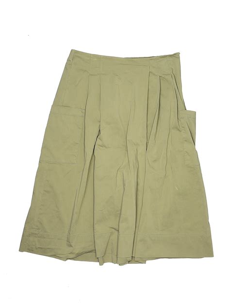 Zara Solid Green Skort Size M Off Thredup